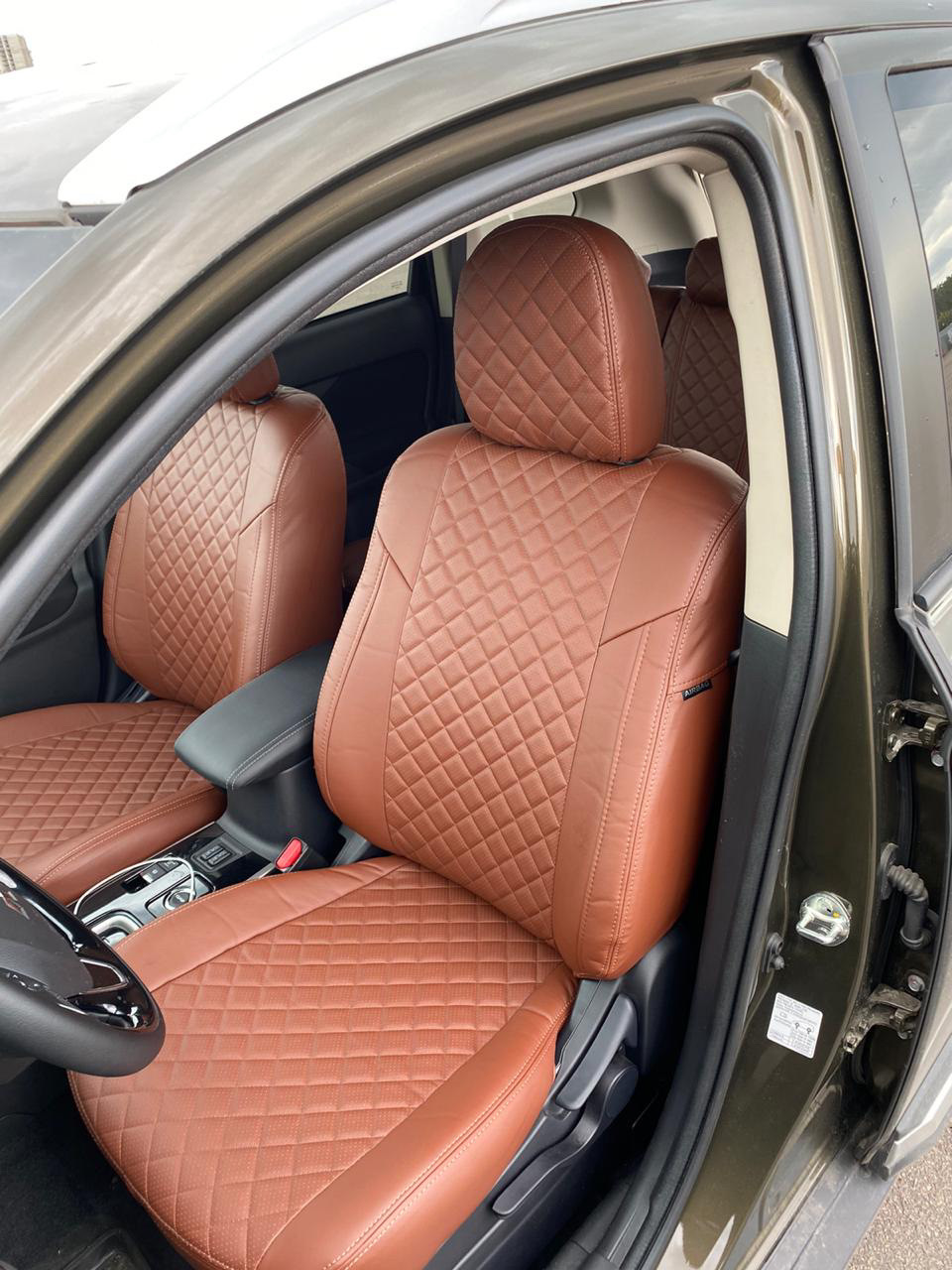 Установка чехлов на Оутлендер — АВТОПИЛОТ на DRIVE2