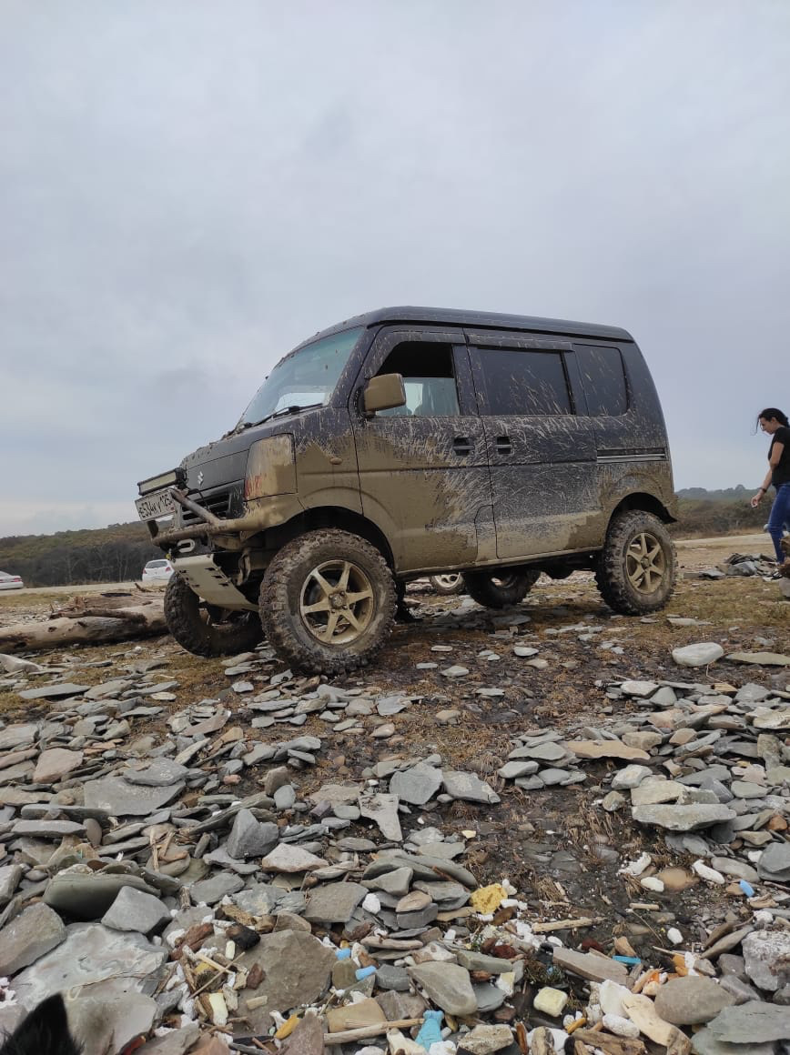 Покатушки мыс тобизина — Suzuki Every (DA64), 0,6 л, 2010 года | просто так | DRIVE2