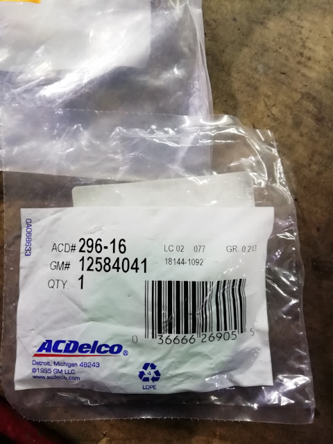 12584041 Уплотнительное кольцо коленвала GM | Запчасти на DRIVE2