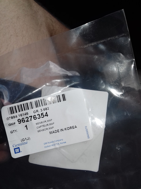 96276354 Датчик давления воздуха во впускном коллекторе двигателя GM ...