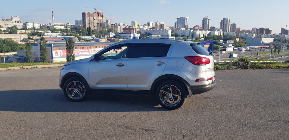 #109. от 20.08.18. Фотоотчет о Vossen Cv5.👣 — KIA Sportage (3G), 2 л ...