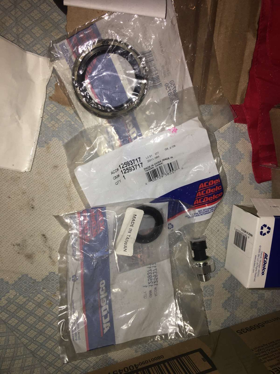 12593717 Уплотнительное кольцо двигателя GM | Запчасти на DRIVE2