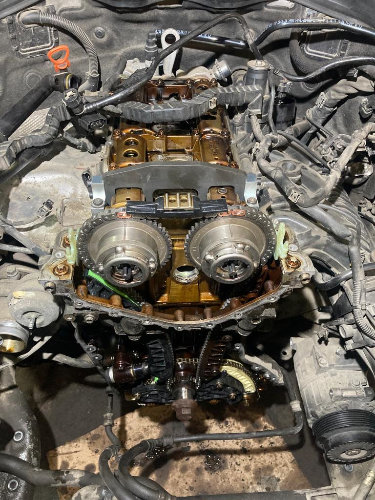 Это случилось…Замена ГРМ. — Mercedes-Benz C-Class (W204), 1,8 л, 2011 ...