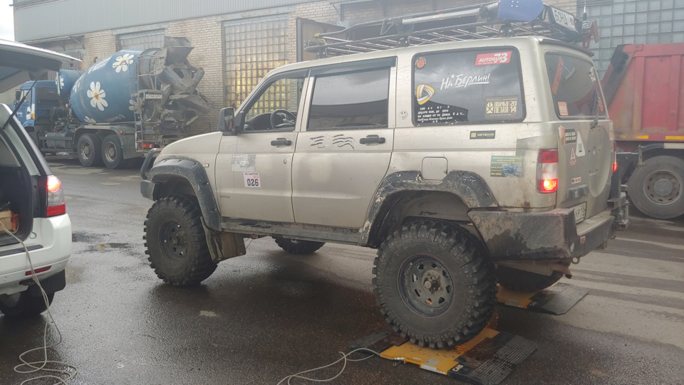 Взвесил авто на новых тапках. — УАЗ Patriot, 2,7 л, 2012 года | шины ...