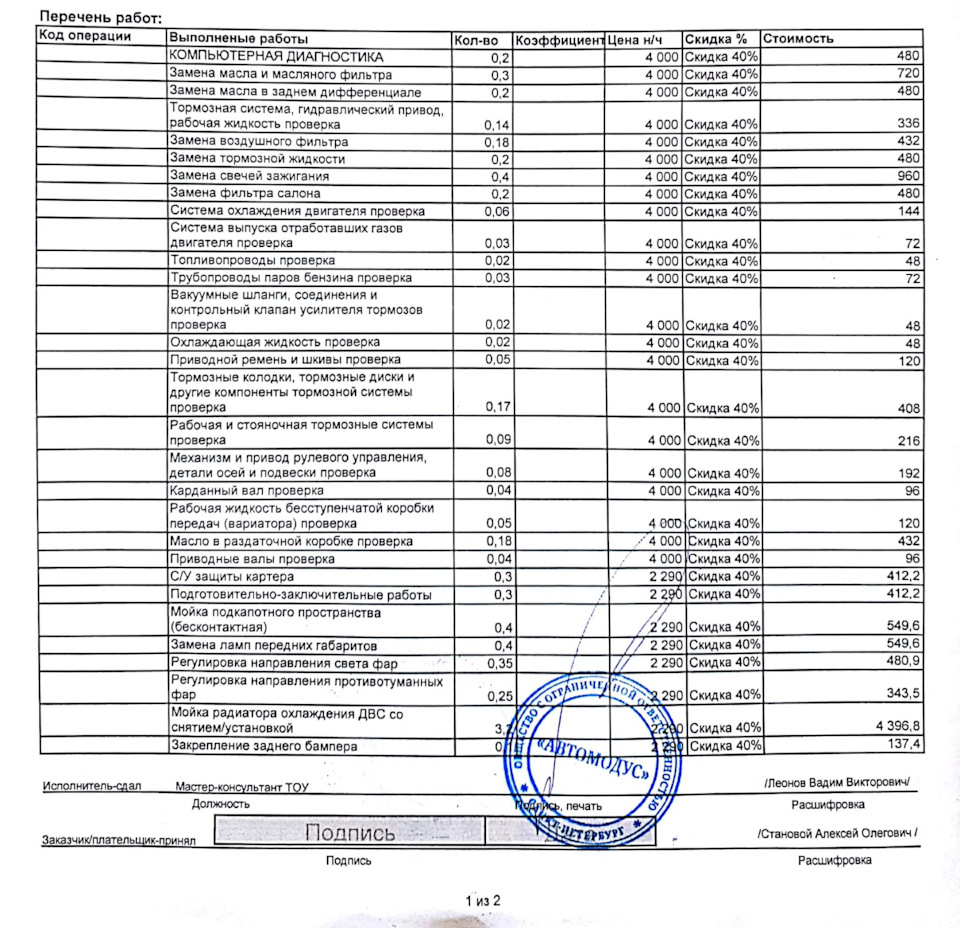 Запись 17 — ТО-10 плановое ТО у ОД — Nissan X-Trail II (t31), 2 л, 2011 ...