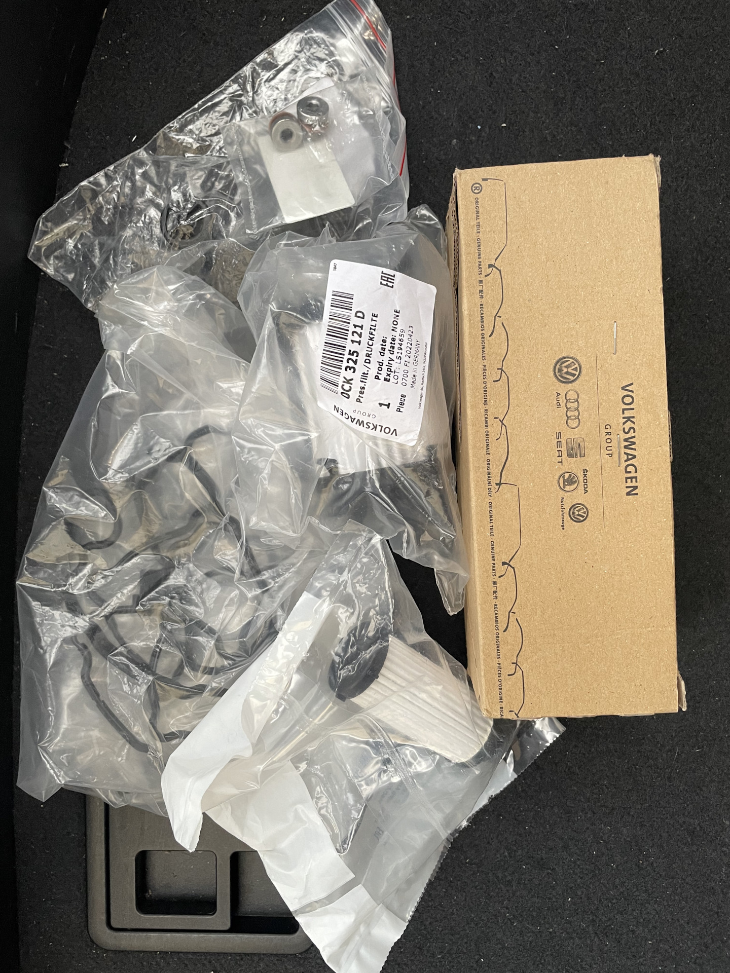 Небольшой набор для замены масла в коробке! 🔥 — Audi A4 (B9), 2 л, 2018 ...