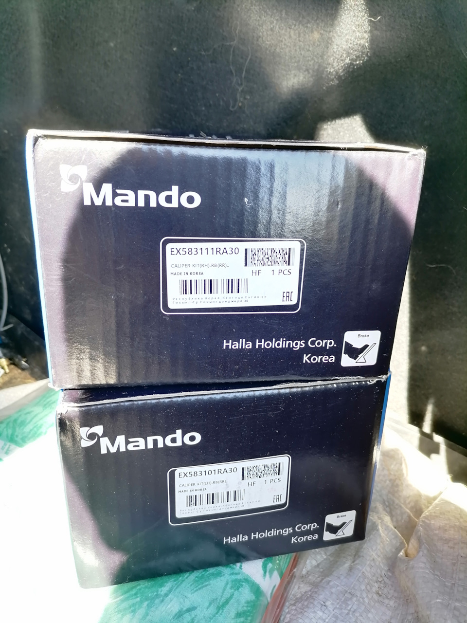 EX583101RA30 Тормозной суппорт MANDO | Запчасти на DRIVE2