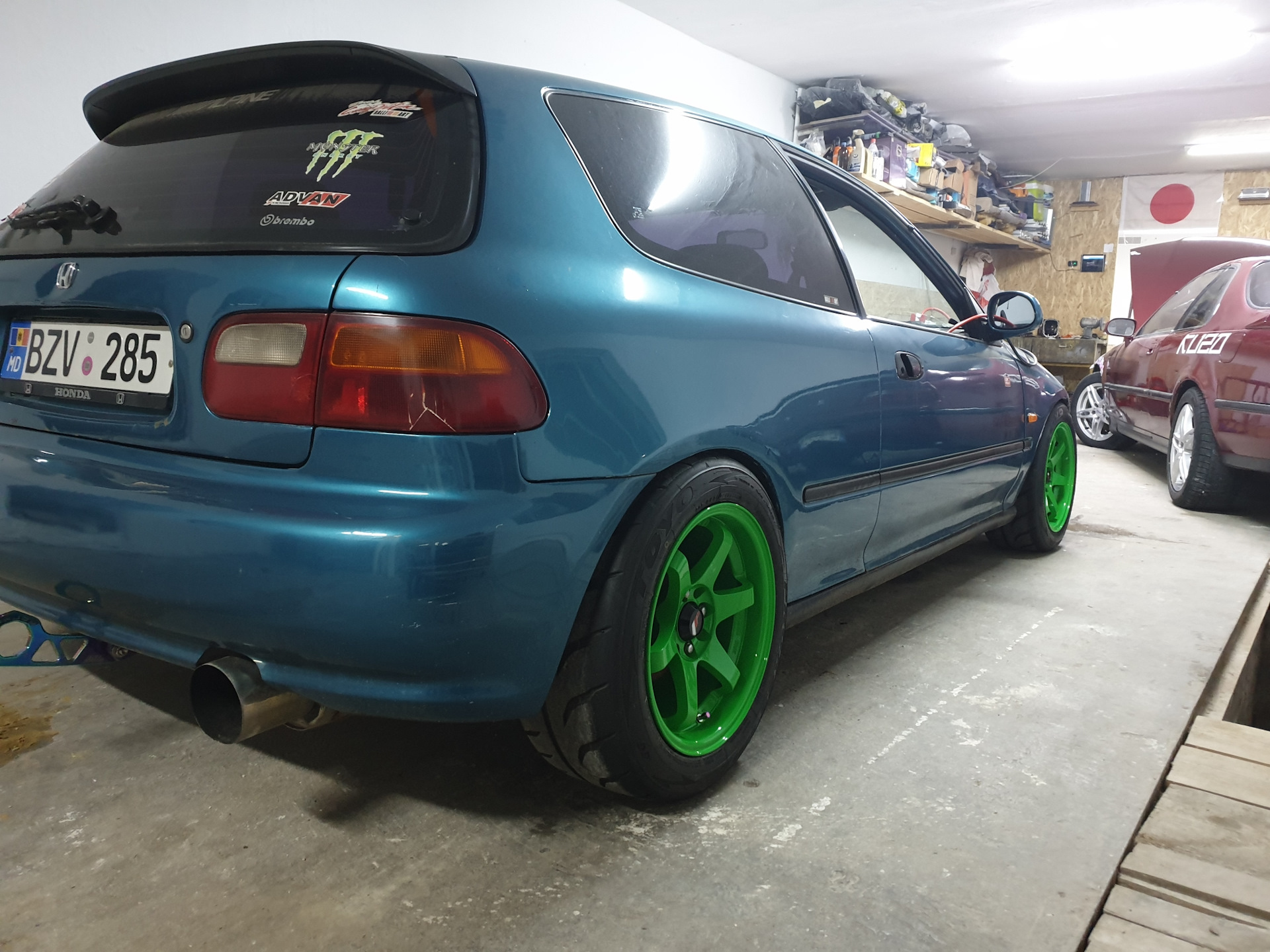 Новые колеса — новая головоломка. — Honda Civic Hatchback (5G), 1,3 л, 1995 года | колёсные ...