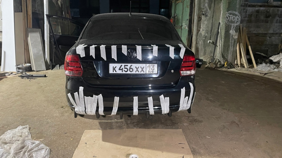 первый тюнинг — Volkswagen Polo Sedan, 1,6 л, 2014 года | аксессуары ...