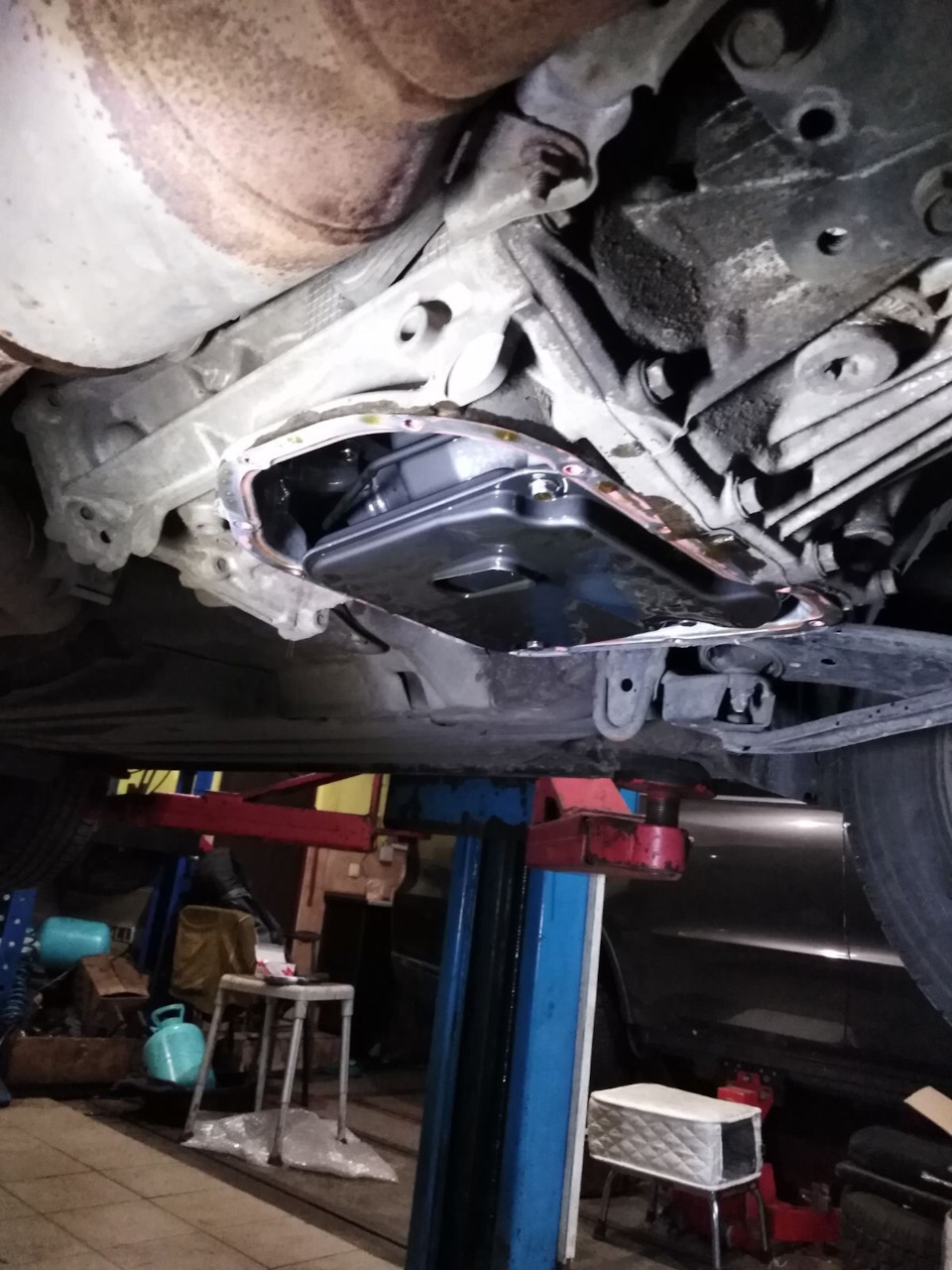 Масло в вариаторе 122000 — Subaru XV (1G), 2 л, 2013 года | плановое ТО ...