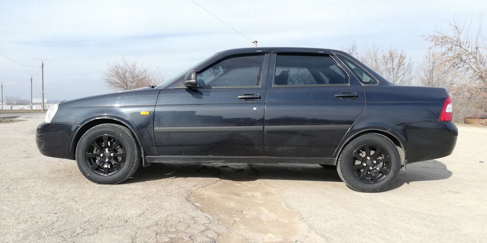 Полностью черная. Часть 2 — LADA Приора седан, 1,6 л., 2008 года ...