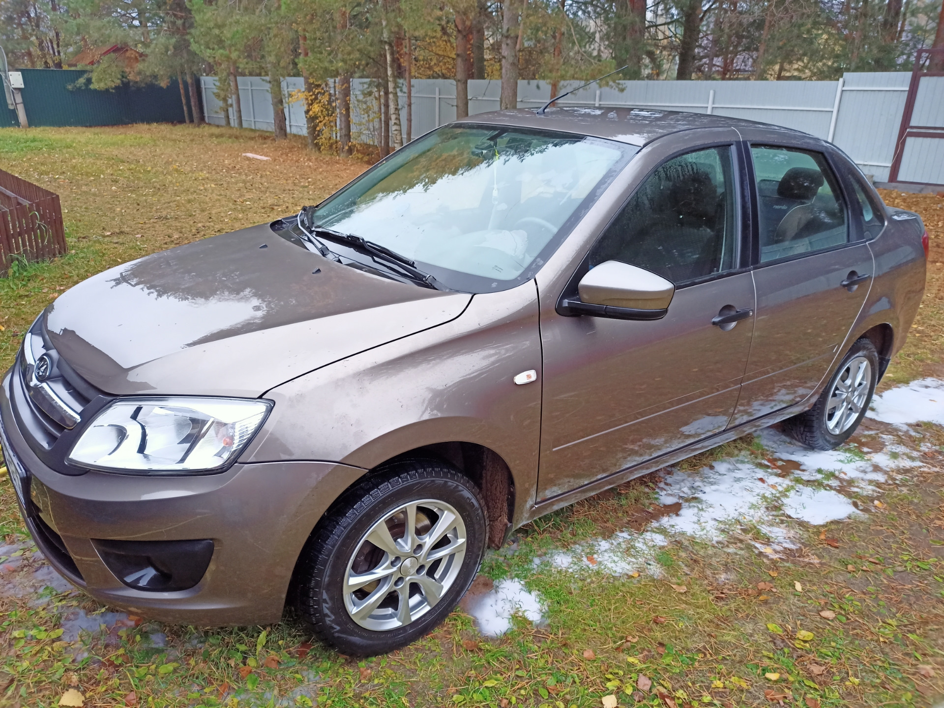 Новый домкрат и смена резины — Lada Гранта (1G), 1,6 л, 2018 года ...