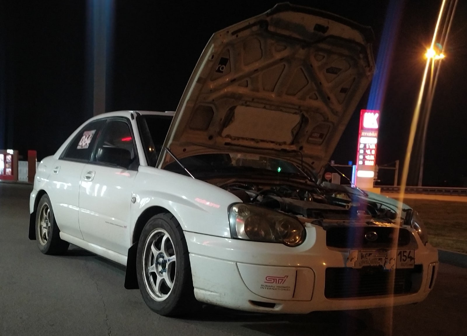 Еще немного тестов перед этапом — Subaru Impreza WRX STI (GD), 2 л ...