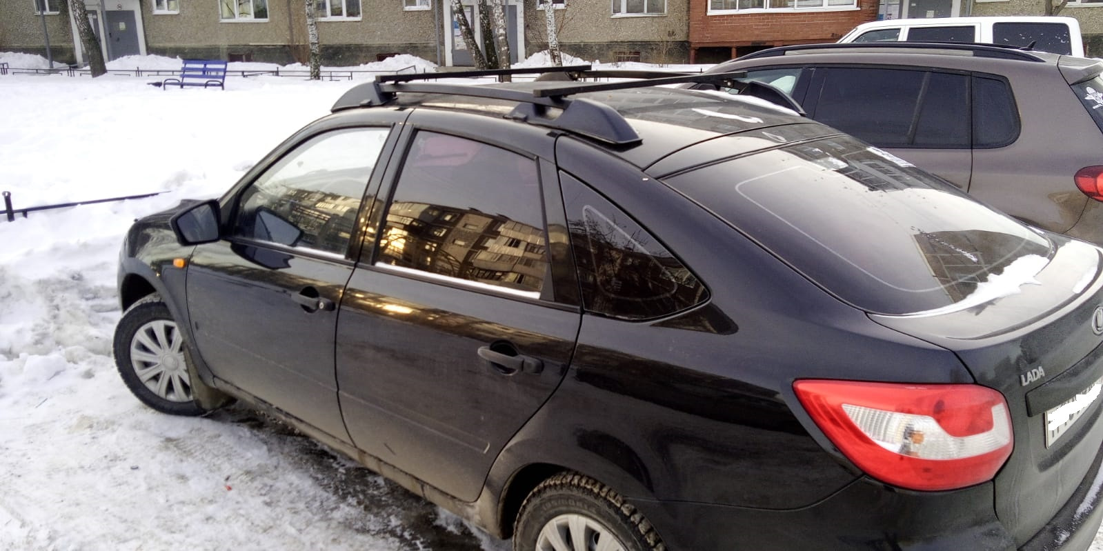 Багажник на гранту Лифт-бэк — Lada Гранта Лифтбек (1G), 1,6 л, 2015 ...