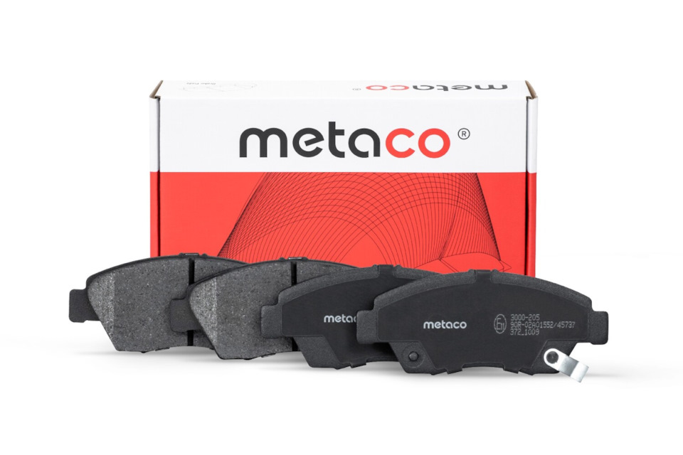 3000205 Колодки тормозные передние METACO | Запчасти на DRIVE2