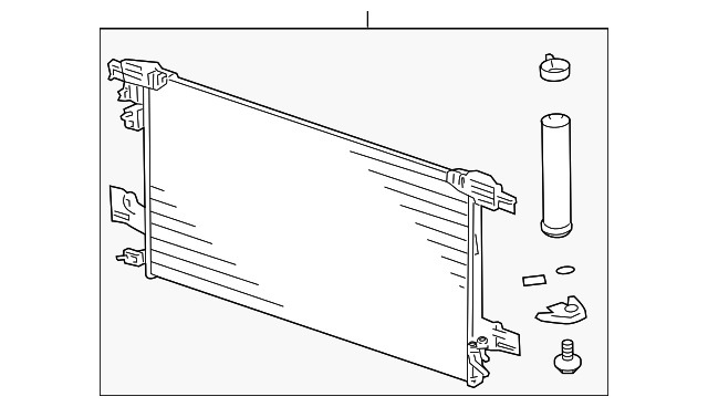 7812A220 Радиатор кондиционера в сборе Mitsubishi | Запчасти на DRIVE2