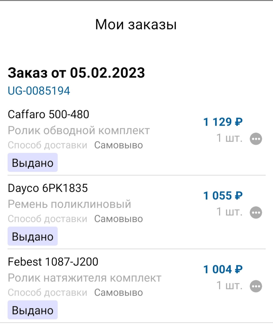 500480 Ролик CAFFARO | Запчасти на DRIVE2