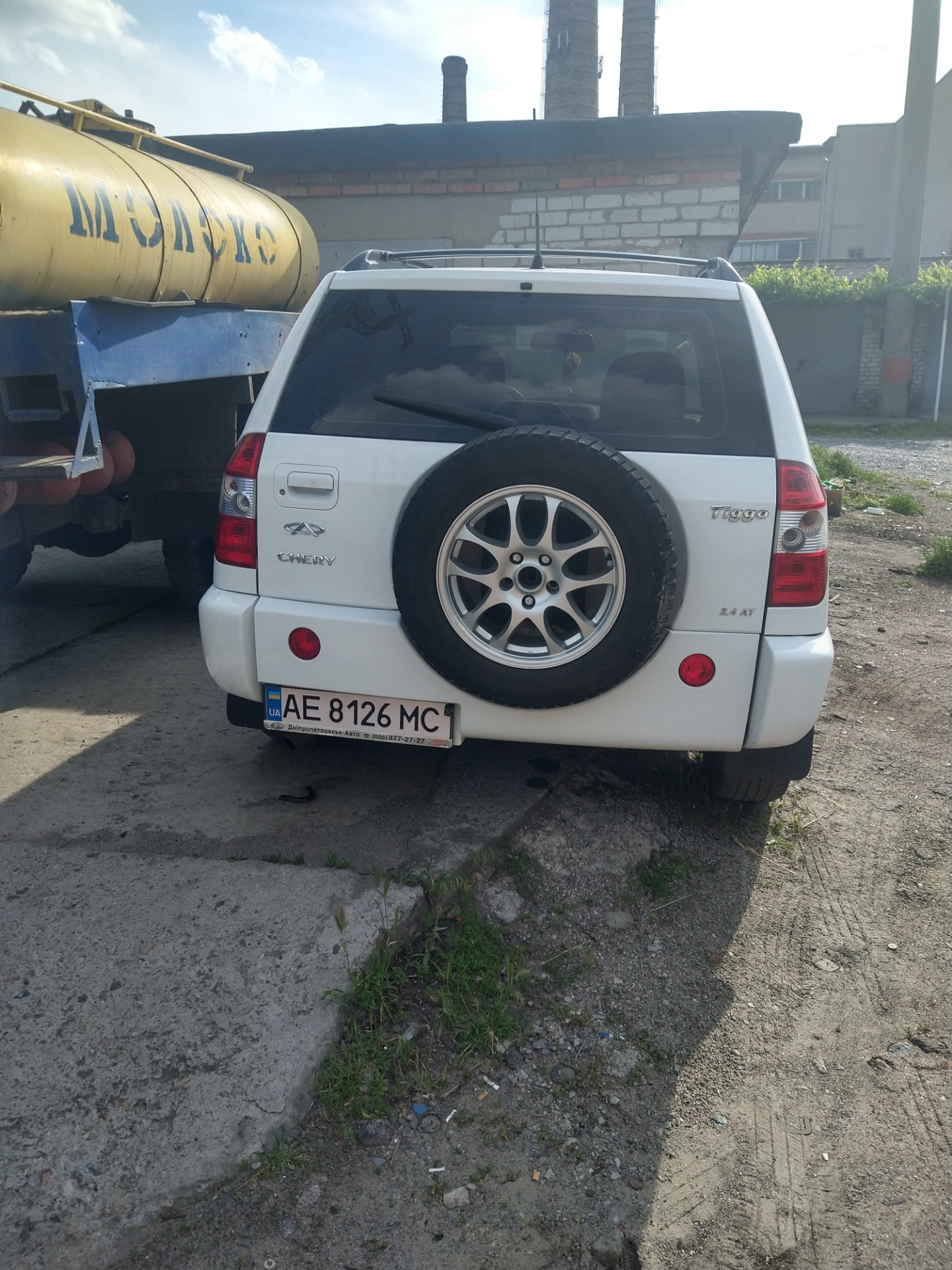 Кожух запасного колёса Bertoni edition — Chery Tiggo, 2,4 л, 2010 года ...