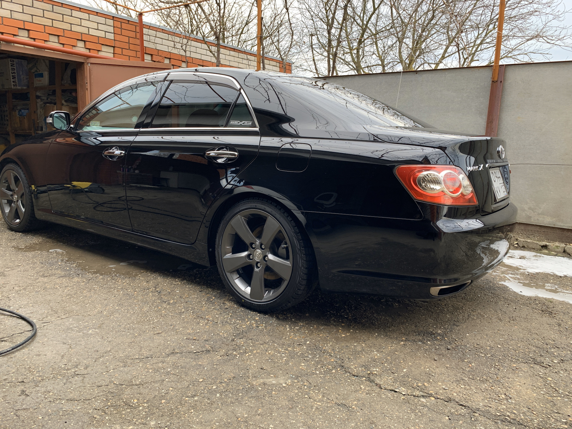 Давно хотел, немного уронить машину ! — Toyota Mark X (GRX120), 2,5 л ...