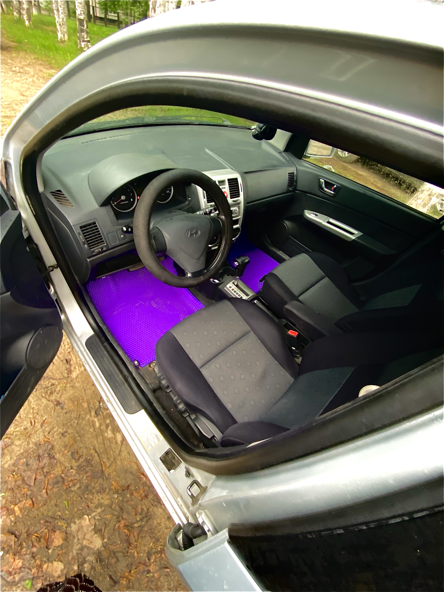 Новые коврики — Hyundai Getz, 1,4 л, 2006 года | аксессуары | DRIVE2