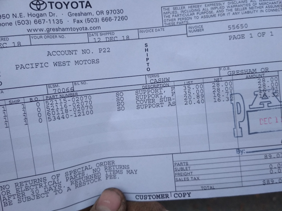 Скоба крепления бампера (Bracket)Toyota matrix OEM — Toyota Matrix (1G ...