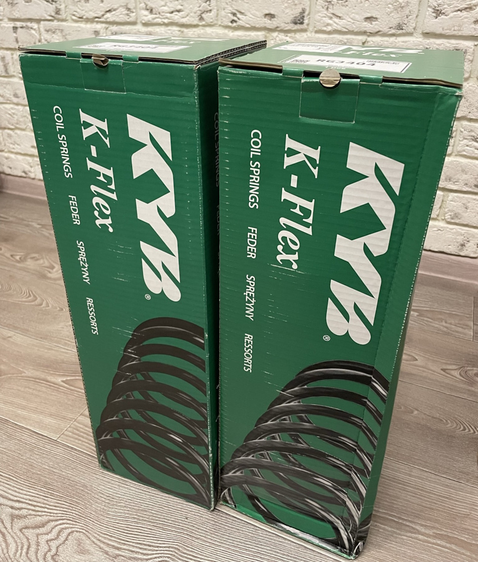 №56 — Замена передних пружин на KYB — RG3404 + комплект SKF ...
