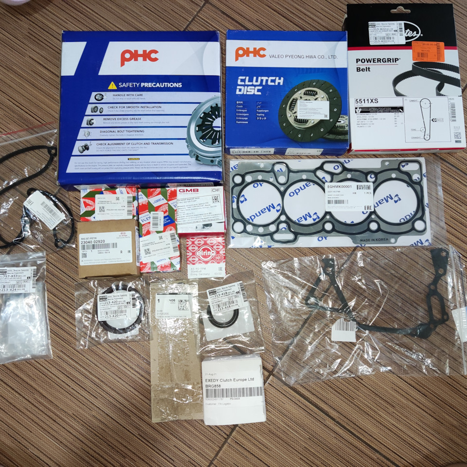 Зап. части для капитального ремонта — KIA Picanto (1G), 1 л, 2005 года ...