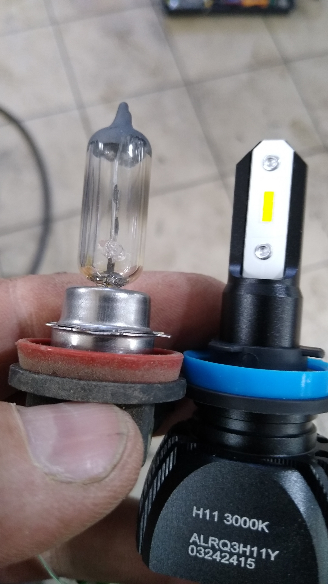 LED в ПТФ — Nissan AD (Y12), 1,6 л, 2017 года | своими руками | DRIVE2