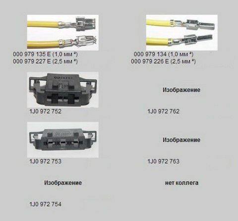 Артикулы: Контакты, пины, разъемы, провода — используемые в автомобилях ...