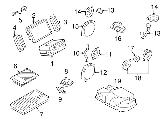 LR059385 Комплект усилителя Jaguar Land Rover | Запчасти на DRIVE2