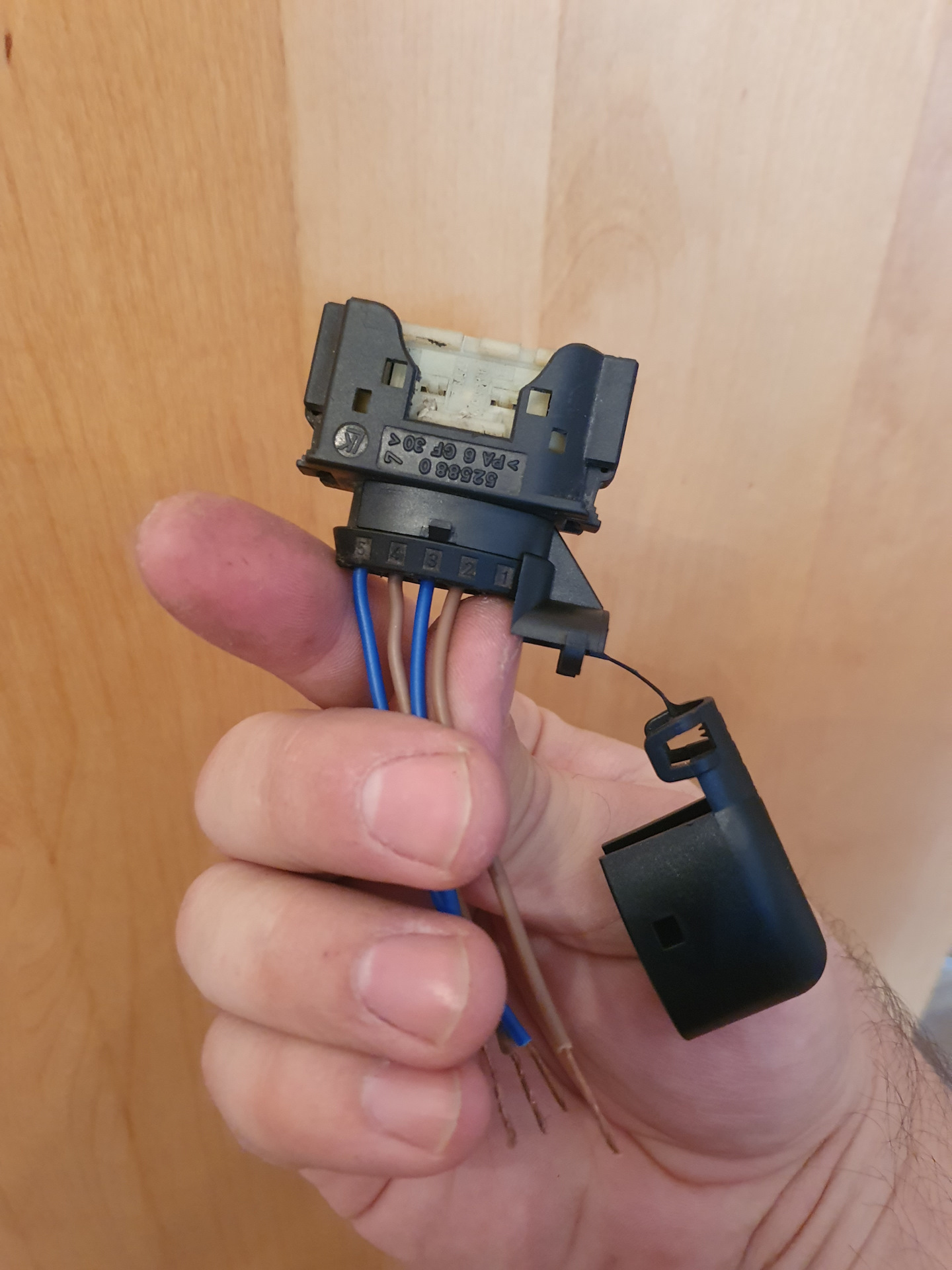 Ремонт фишки ДМРВ om611 — Mercedes-Benz E-Class (W210), 2,2 л, 2002 ...