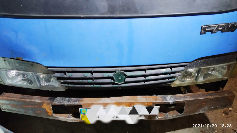 Бампер из швеллера — FAW 1031, 3,2 л, 2005 года | своими руками | DRIVE2