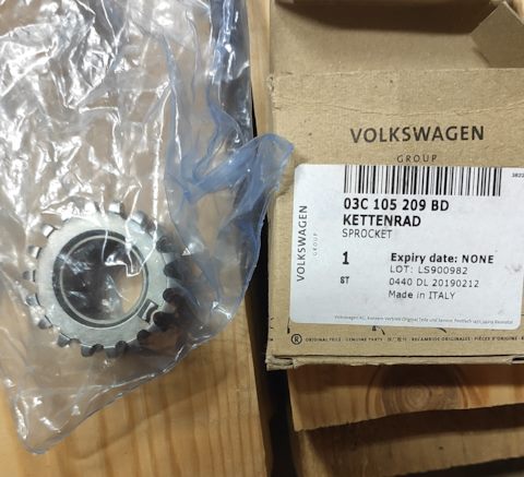 03C105209BD Звездочка VAG | Запчасти на DRIVE2