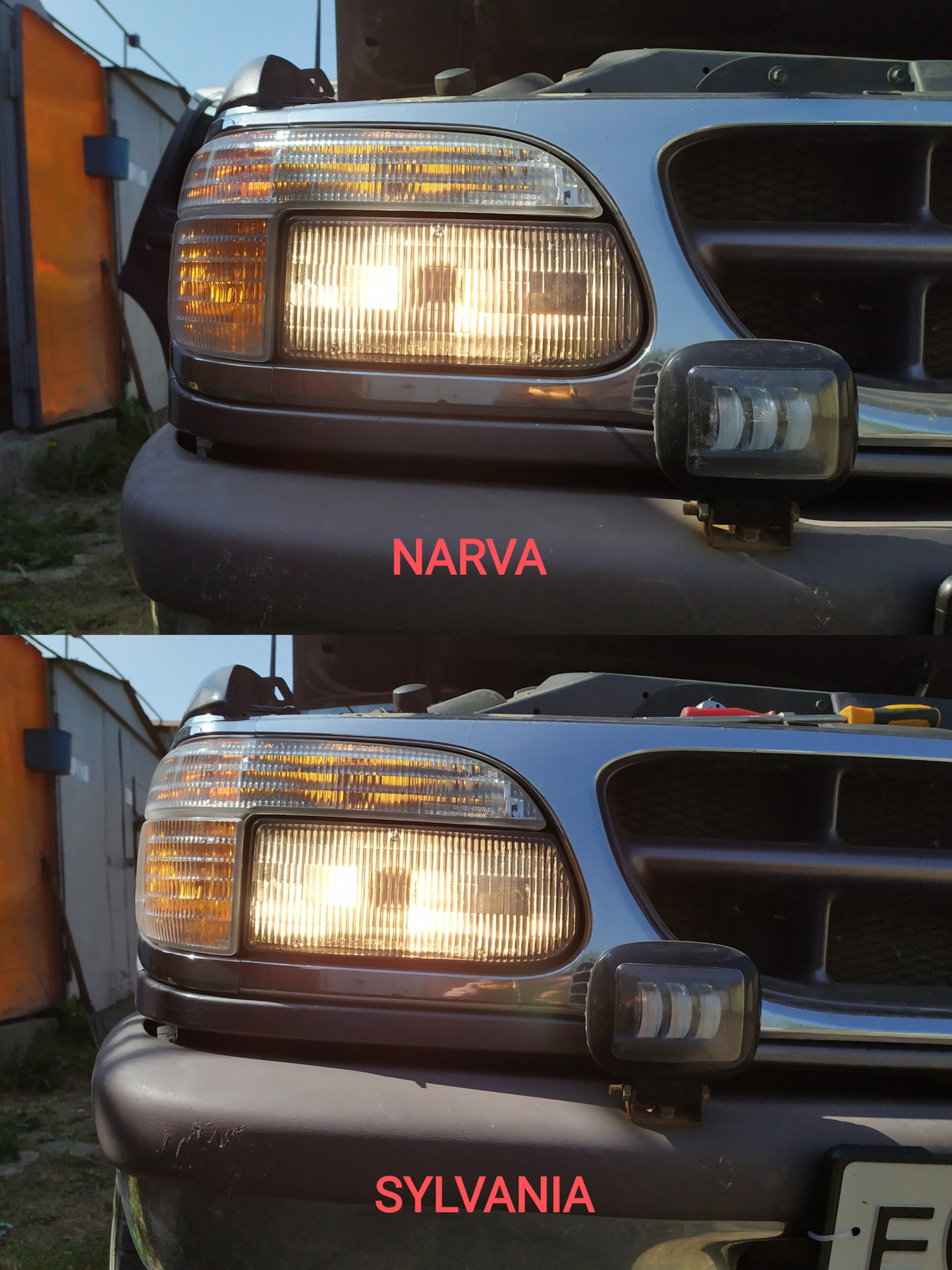 Фары. Часть 3. Лампы SYLVANIA 9007 — Ford Explorer (2G), 4 л, 1995 года ...