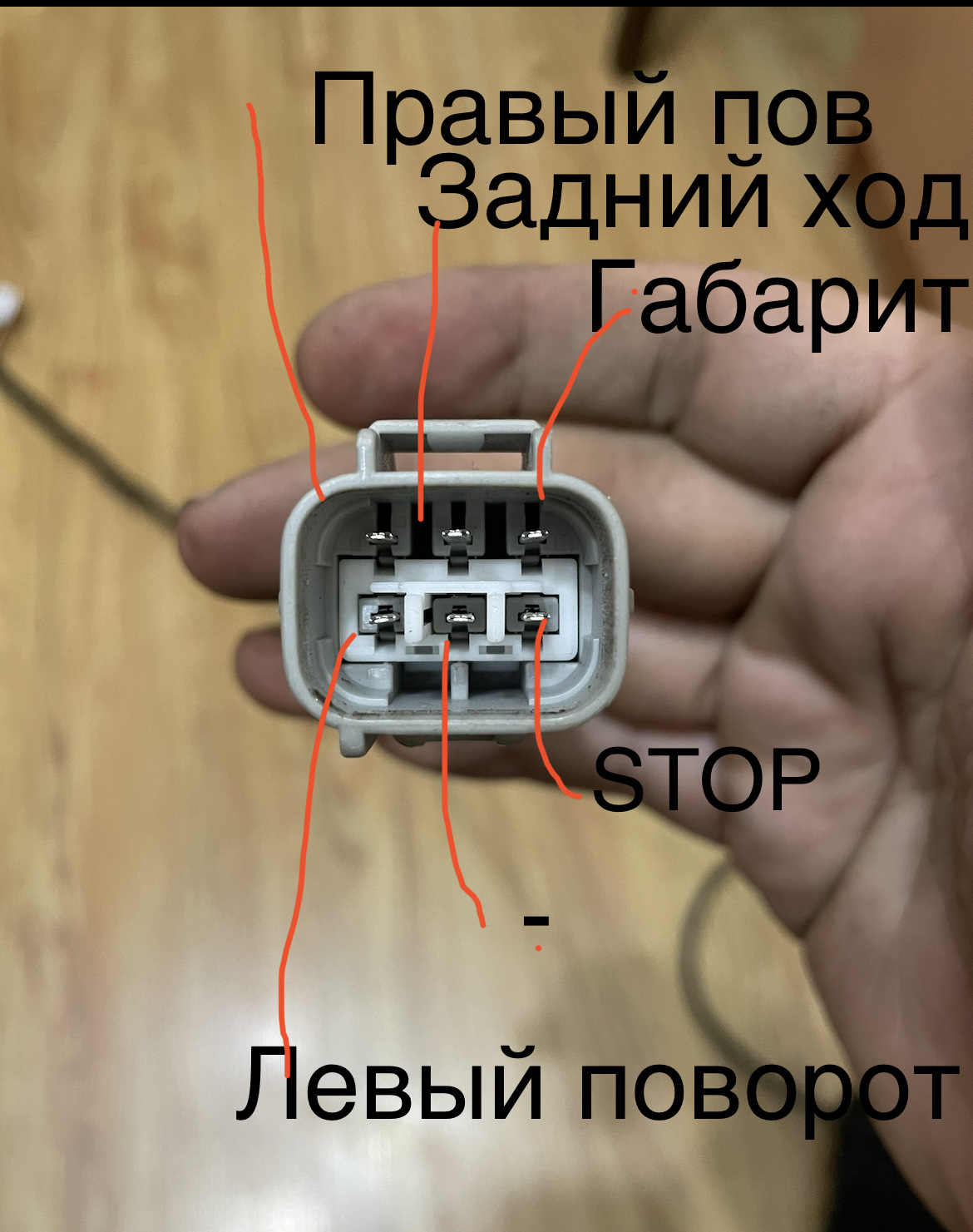 Фишка подключения розетки фаркопа Toyota Land Cruizer 100 — Toyota Land ...