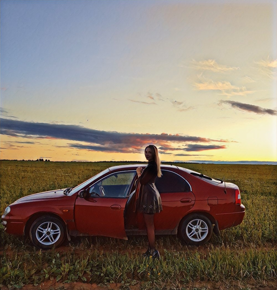 Фотосет с Катькой — KIA Shuma I, 1,5 л, 1999 года | фотография | DRIVE2