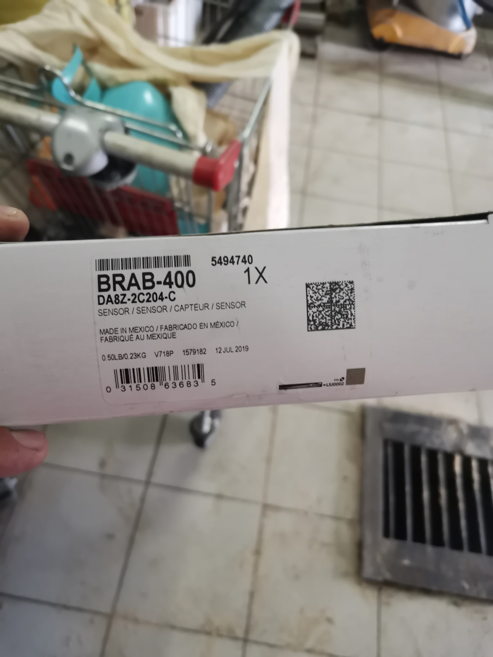 BRAB400 Датчик частоты вращения колеса Motorcraft | Запчасти на DRIVE2