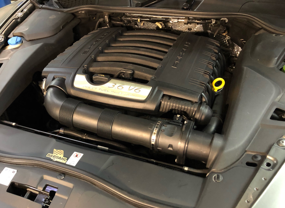 Замена масла в ДВС и ГУР — Porsche Cayenne (2G) 958, 3,6 л, 2013 года ...