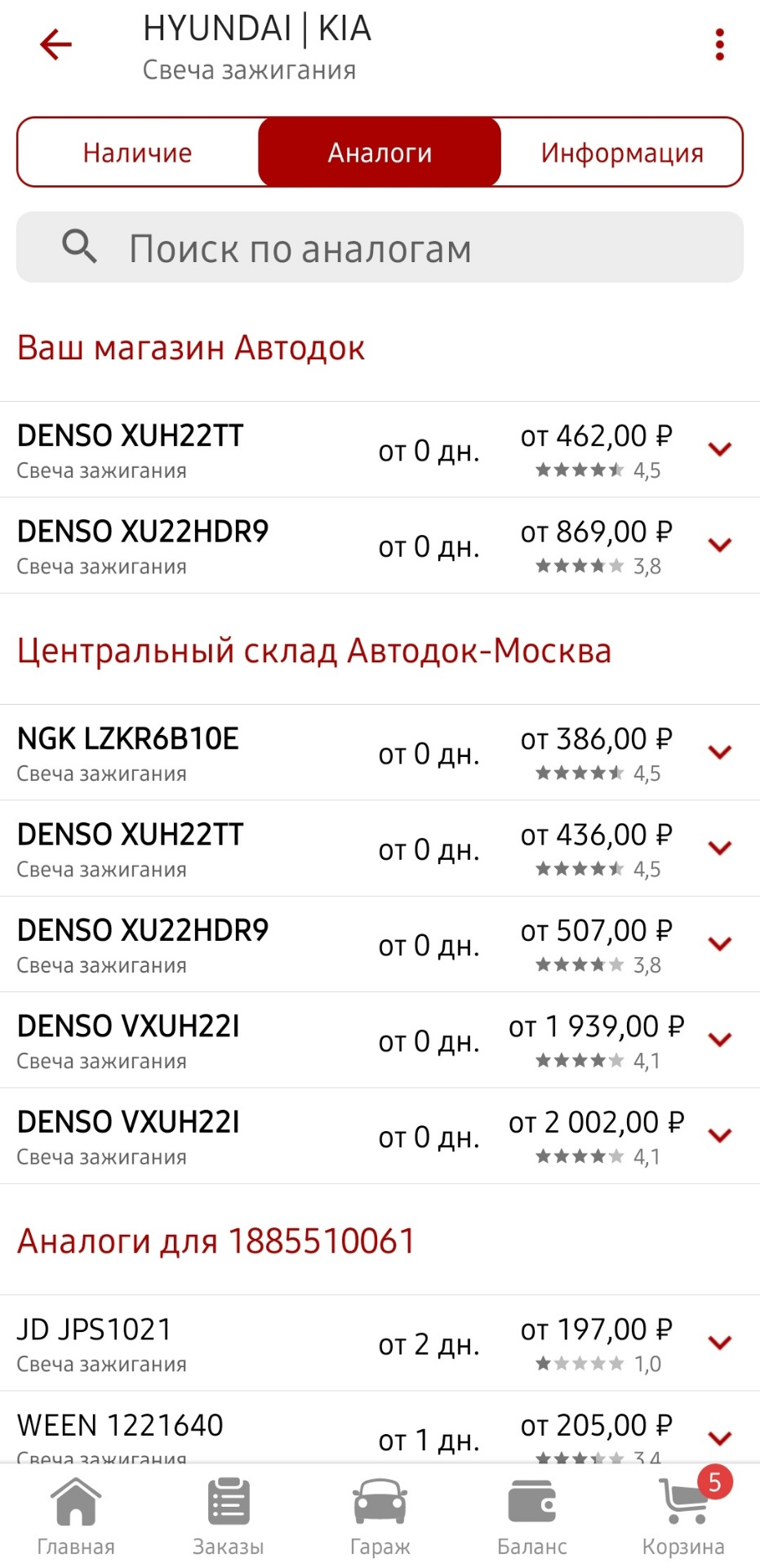 1885510061 Свечи зажигания KIA HYUNDAI | Запчасти на DRIVE2