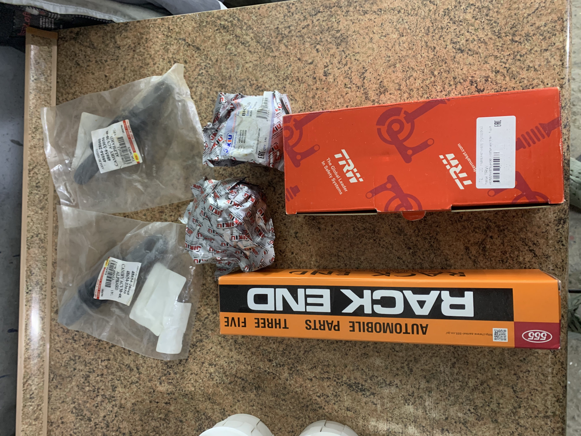 Передние сайлентблоки, наконечник и рулевая тяга Camry 40 3,5 — Toyota ...