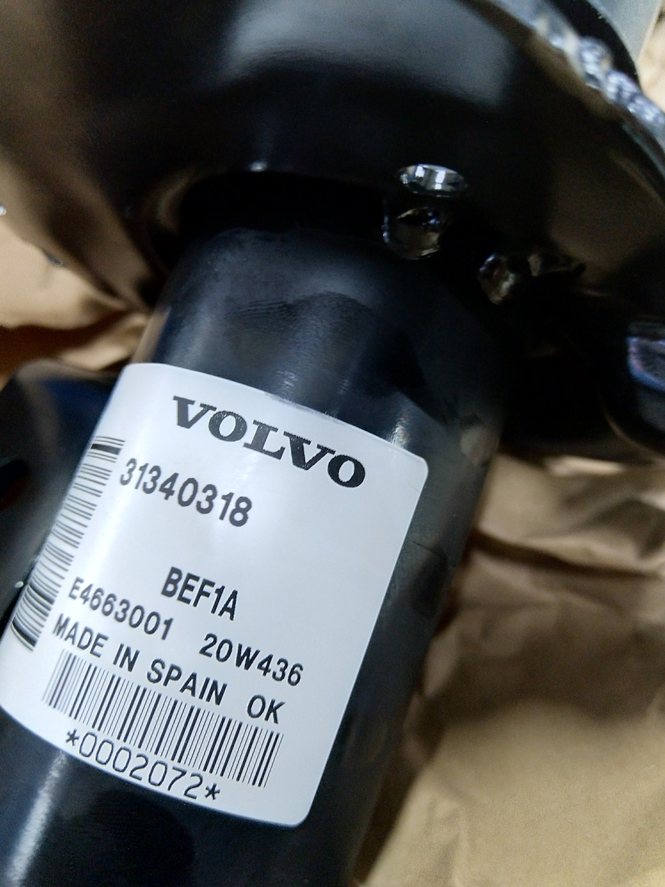 31340318 Амортизатор передний левый Volvo | Запчасти на DRIVE2