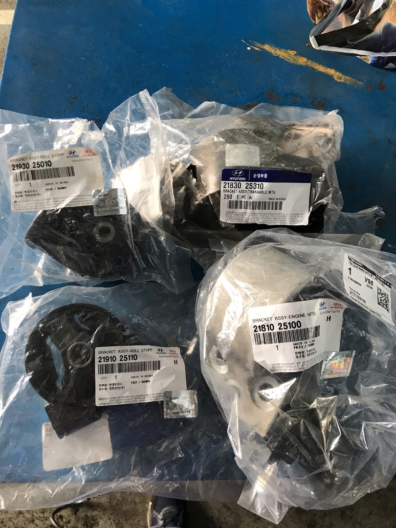 2183025310 Опора двигателя левая акпп KIA HYUNDAI | Запчасти на DRIVE2