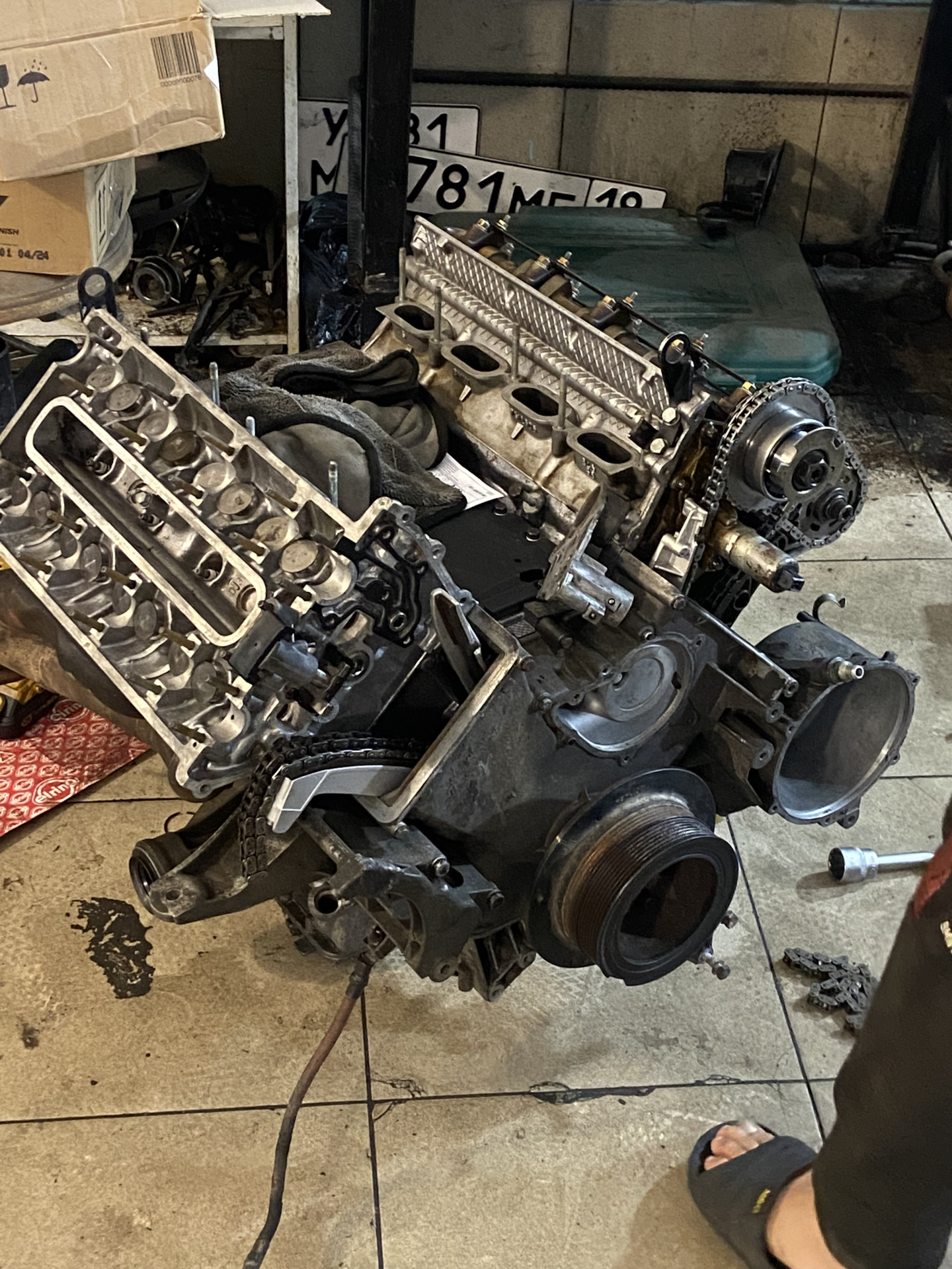 Капитальный ремонт m62b46 финал — BMW X5 (E53), 4,6 л, 2002 года ...