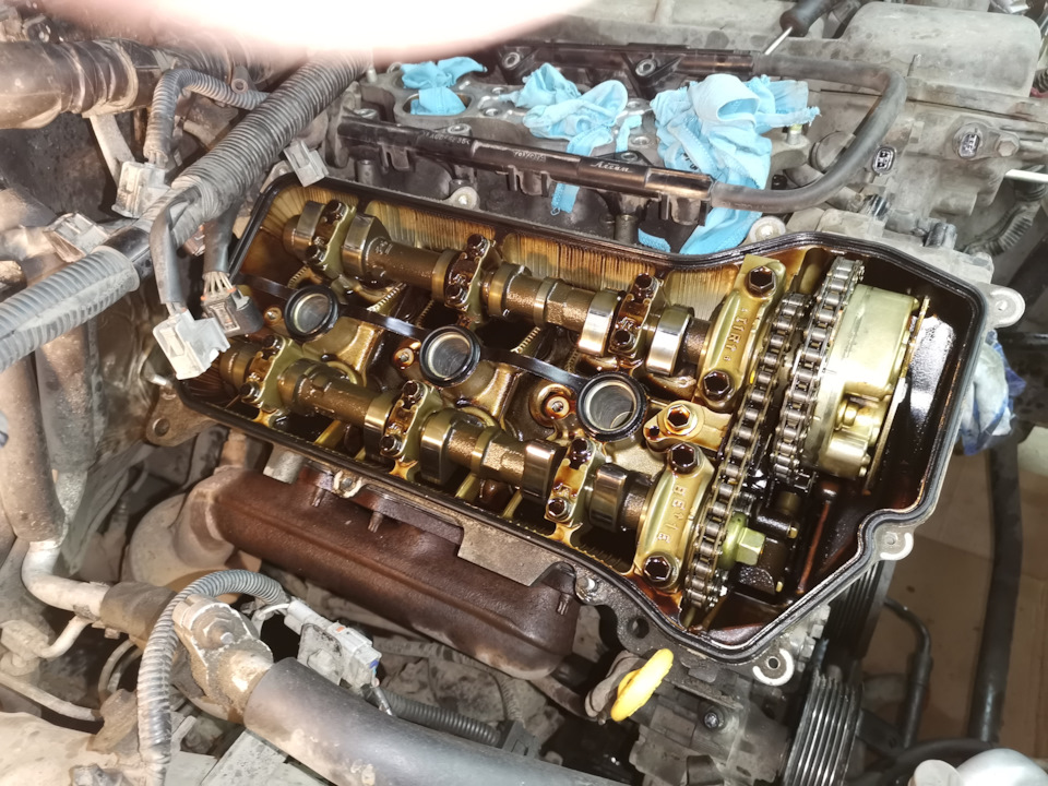 Самостоятельная замена цепи ГРМ 1GR — Toyota Land Cruiser Prado 120 ...