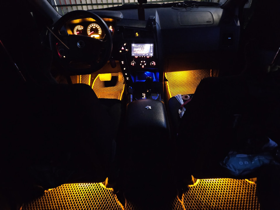 #35 подсветка в салоне — SsangYong Kyron, 2,3 л, 2013 года | своими ...