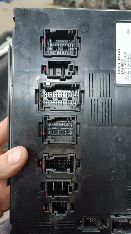 Замена заднего блока SAM — Mercedes-Benz M-Class (W164), 3,5 л, 2006 ...