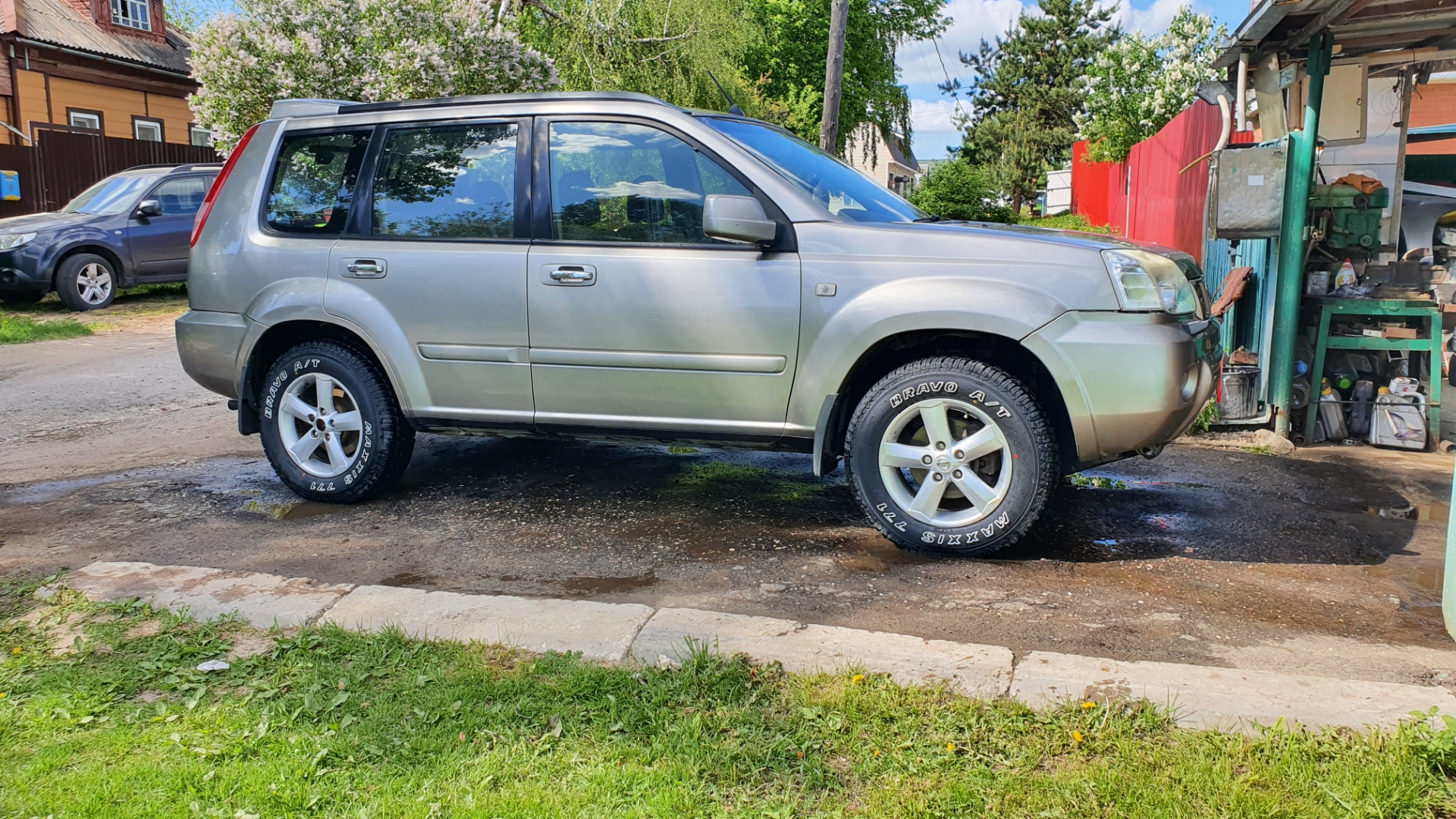 Новые шины, или бюджетная атшка. — Nissan X-Trail I (t30), 2 л, 2005 года | шины | DRIVE2