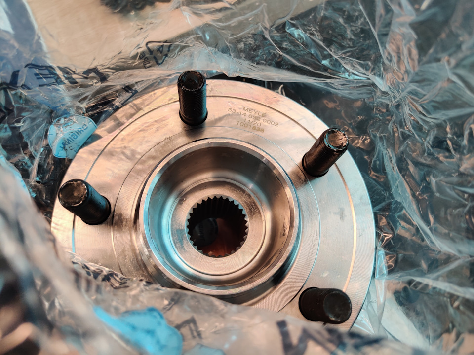 Передняя ступица Meyle, аналог LR076692 LR048083 + ремонт ходовой ...