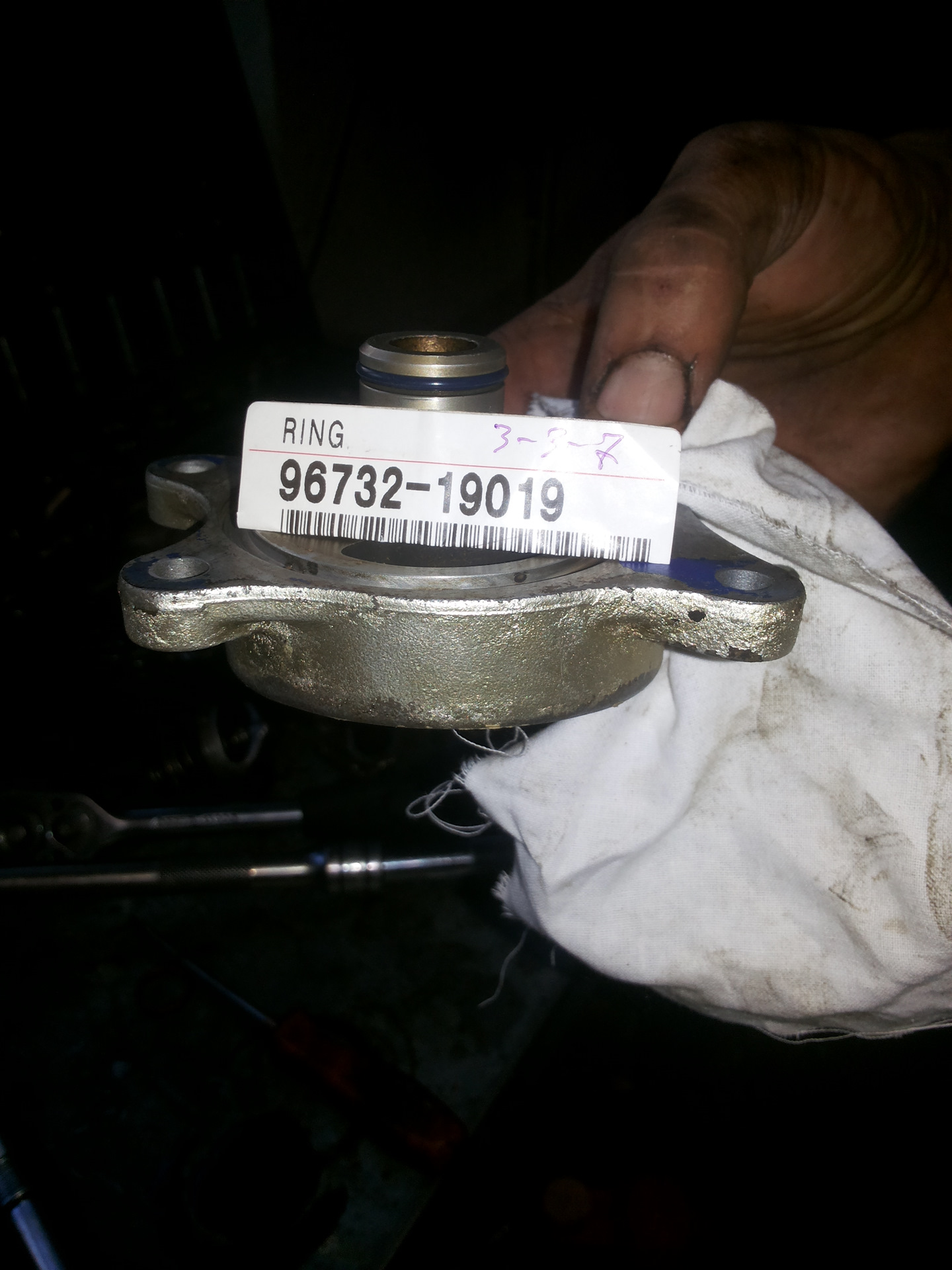 Замена прокладок масло охладителя. Блок от мотора 205-той Целики ...