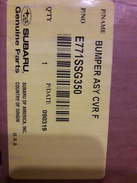 E771SSG350 Накладка на задний бампер для Forester SJ5 и SJG SUBARU ...